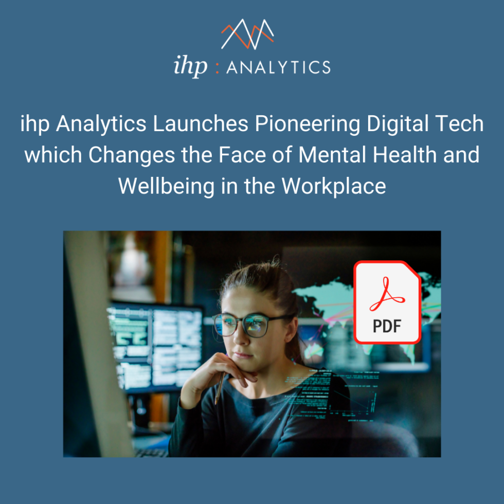 ihp Analytics Launches Pioneering Digital Tech which Changes the Face ...